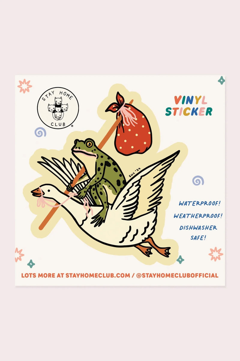 Goose Ride Vinyl Sticker – Purr Clothing Calgary