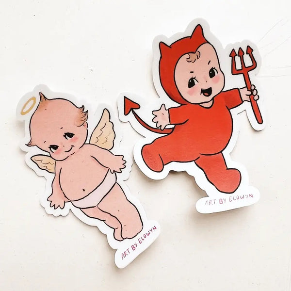 Kewpie Sticker – Purr Clothing Calgary